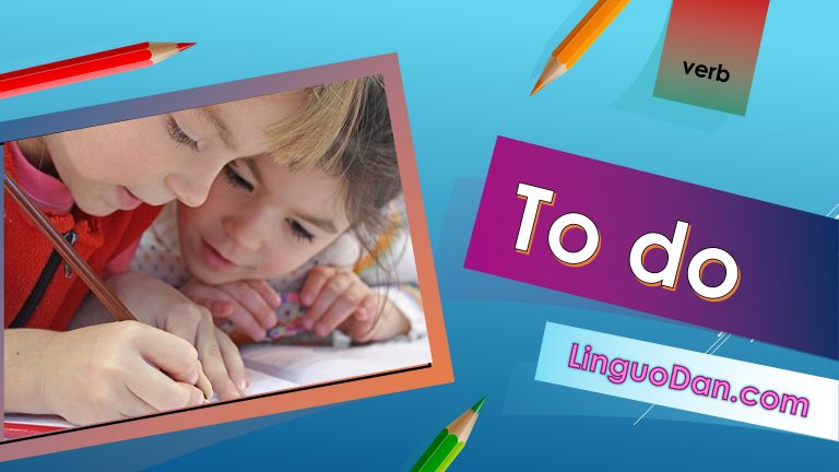 Verb to do - LinguoDan